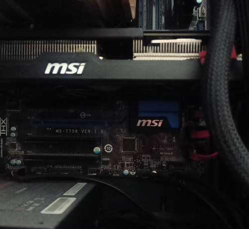 Intel core i5 3570k socket 1155+ msi z77+8gb ddr3