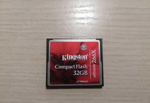 Compact flash Kingston 32 Gb