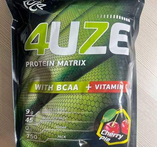 Протеин 4uze + bcaa "Вишнёвый пирог" Fuze, 750 г