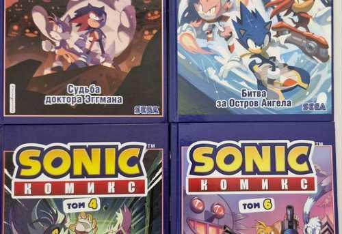 Комиксы sega sonic Тома 2,3,4,6