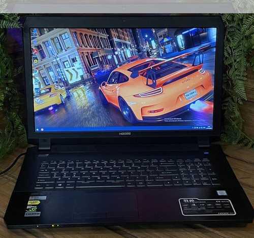 Игровой ноутбук Hasee i7 / GTX 1070 / 17"