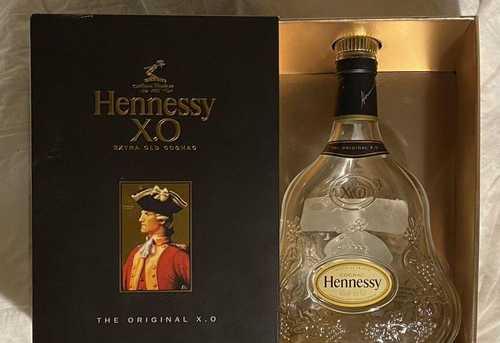 Бутылка от Hennessy XO и коробка