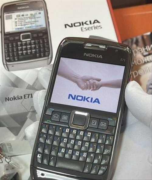 Nokia E71 Grey Steel. Новый. рст