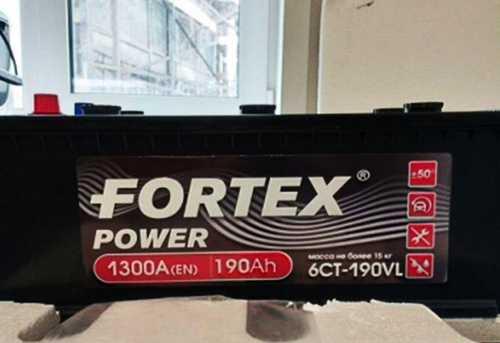 Аккумулятор грузовой 6ст fortex 190 ah R+ П.П