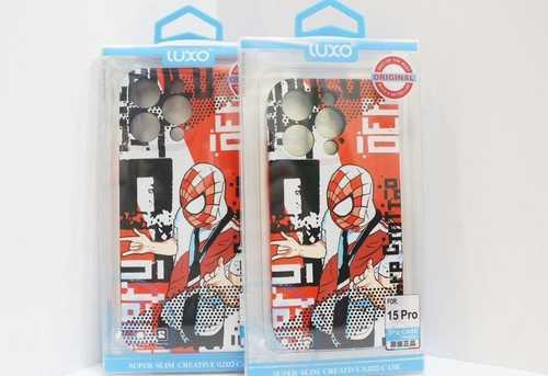Чexол на iРhоnе 15 Pro/15 Pro Max Luxo Spider-Man