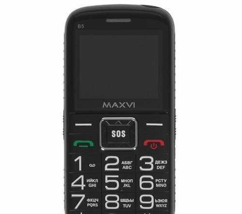 Сотовый телефон Maxvi B5 2.00" Black GSM