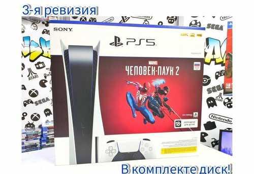PlayStation 5 Fat (825Гб) + Человек Паук 2 Новая
