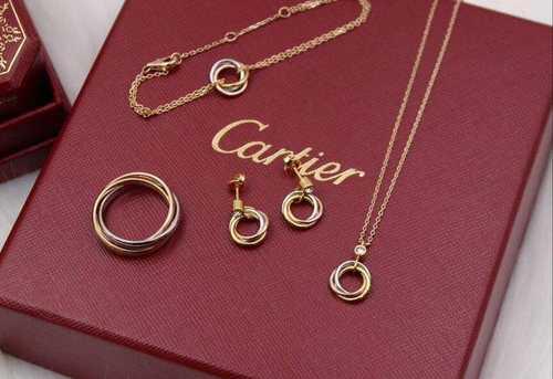 Кулон золотой Cartier