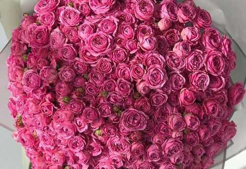 Пионовидные розы кустовые розы букет
