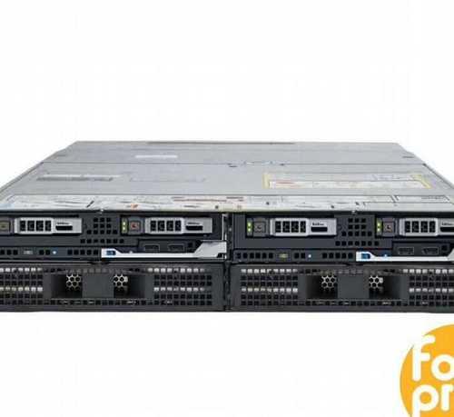 Сервер dell FX2S 2xFC630 4xE5-2670v3 320GB, H730