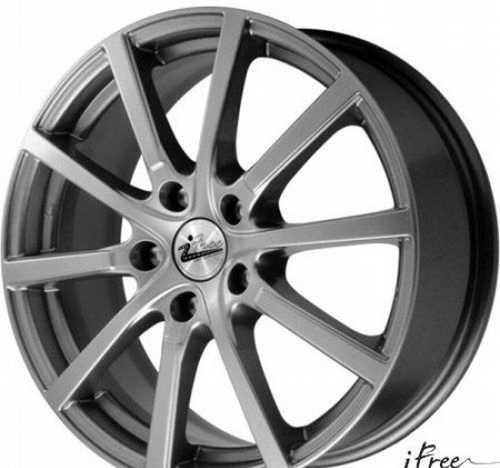 Диски iFree Big Byz 7,0x17 5x112 ET:50 57.1 Хай Вэй (Темно-серебристый цвет)