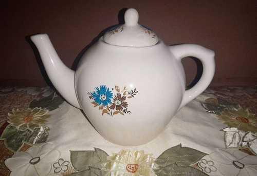 Большой керамический чайник СССР