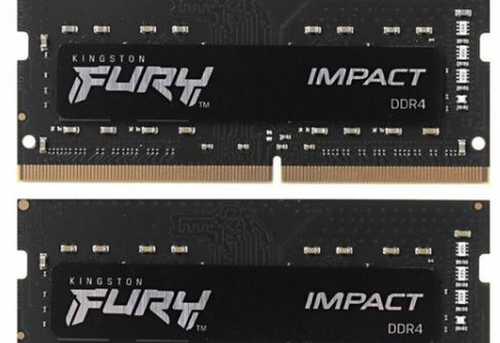 Kingston Fury Impact 16Gb PC25600 DDR4 KIT2 KF432S