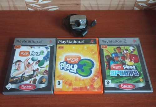 Камера с играми Sony Playstation 2 Ps2 Eye Toy