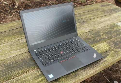 14" Lenovo ThinkPad T480, 256 ГБ, Core i5-8250U, RAM 8 ГБ, Intel UHD Graphics 620