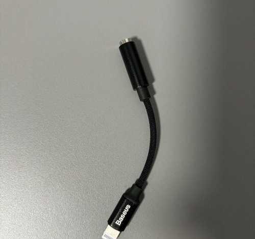 Переходник lightning 3.5 jack baseus