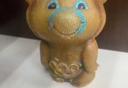 Игрушка СССР олимпийский мишка