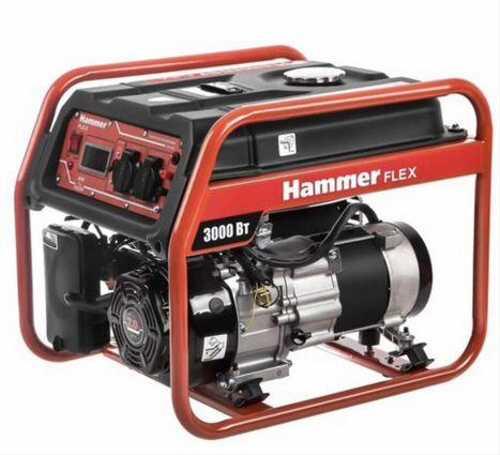 Бензиновый генератор Hammer GN3000, (3000 Вт)