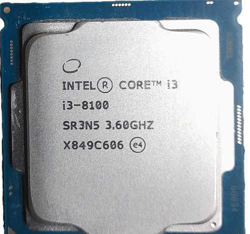 Процессор Intel Core i3-8100 OEM