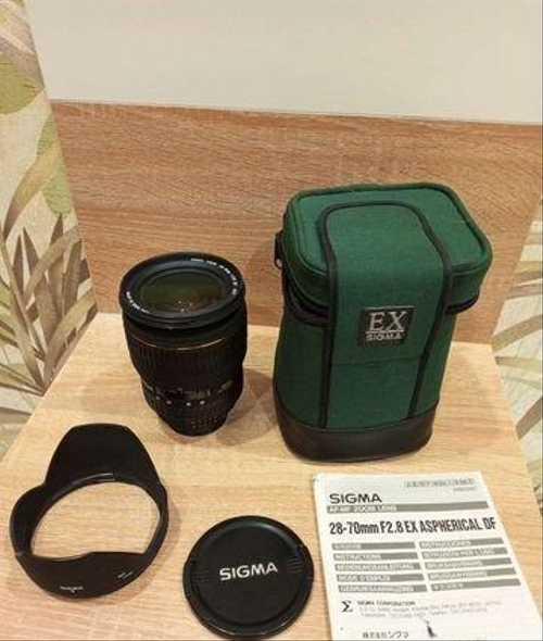 Sigma EX 28-70 2.8 Никон 24-70