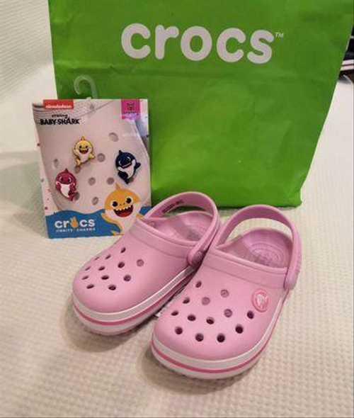 Сланцы Crocs оригинальные р. 25