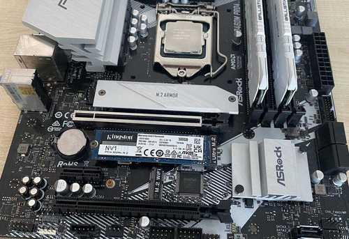 Материнская плата Asrock b460m pro4