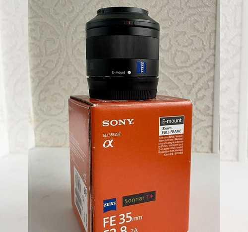 Объектив sony fe 35 f 2.8 za