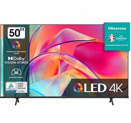 Новый 4K SMART TV 50" qled hisense 50E7KQ