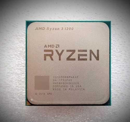 Процессор AMD Ryzen 3, 1200