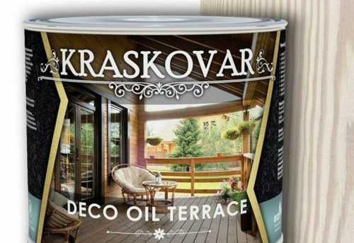 Масло Kraskovar Deco Oil Terrace Белоснежный 2,2л