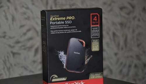 SanDisk Extreme PRO Portable SSD 4TB V2 (новый)