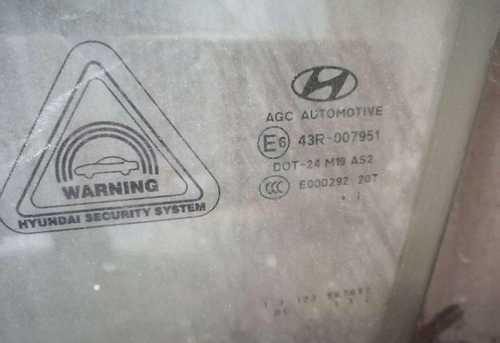 Стекло передней левой двери от hyundai ix 35