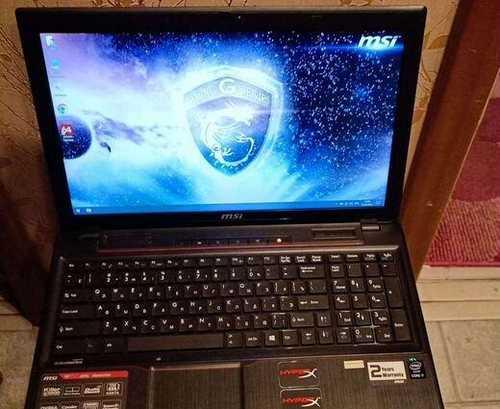 Игровой ноутбук MSI Ge60 2PL i7 16Gb 2SSD