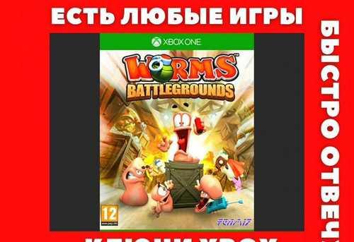 Червячки Xbox - Ключ Worms Battlegrounds