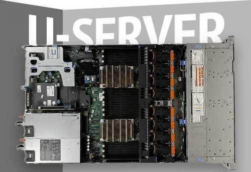 Сервер Dell R640 4LFF 2x6134 64G H730pm 2x750W EMC