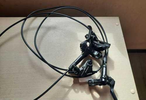 Комплект тормозов Shimano BR-MT520 (4 поршня)