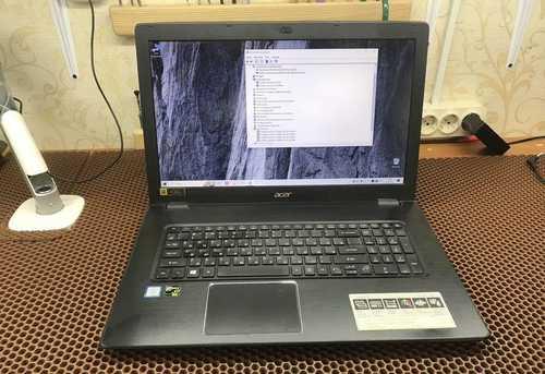 Acer aspire e5-774g i7/8gb/ssd128/hdd1000/gtx950м