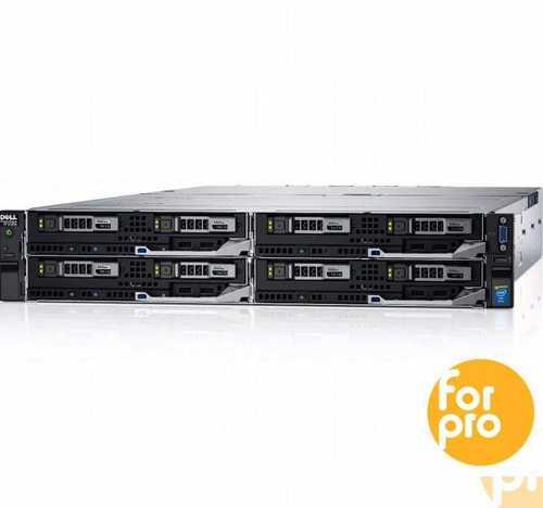 Сервер dell FX2S 4xFC630 8xE5-2667v4 2048GB, H730