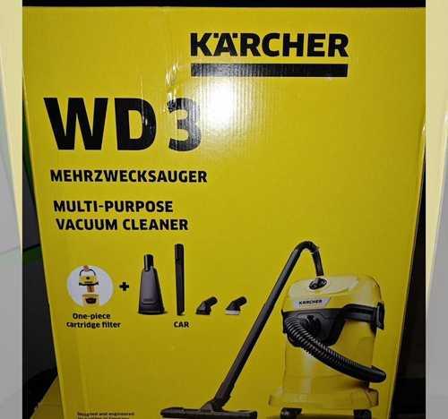 Хозяйственный пылесос Karcher WD 3 V-17/6/20 Car