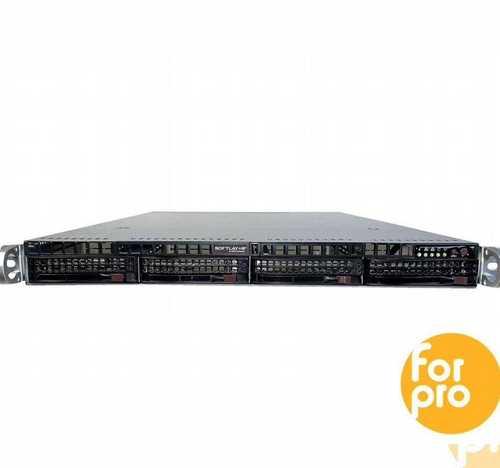 Сервер Supermicro 1U X10SLH 4LFF E3-1230v3 4GB