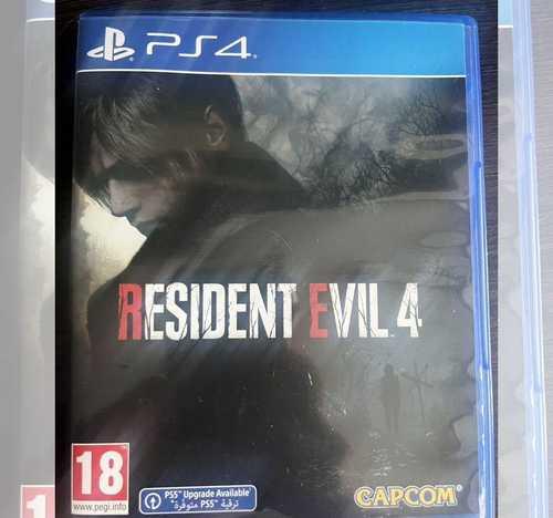 Resident evil 4 remake ps4 диск