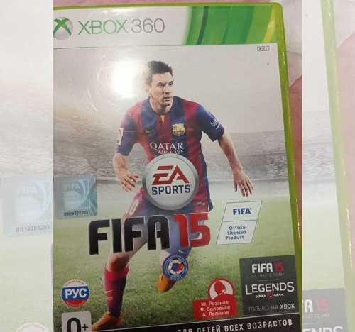 Лицензионный диск fifa 15 на xbox 360