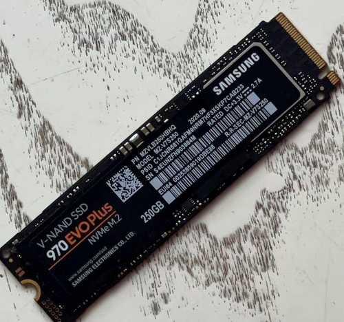 Ssd samsung 970 evo plus 250gb