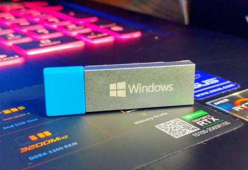 Usb флешка Windows 11 pro + office + key + Driver