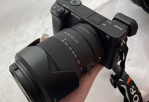 Беззеркальный фотоаппарат sony a6400 18-135 mm