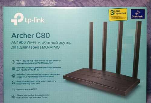 Wi-Fi роутер TP-Link Archer C80 AC1900 Новый