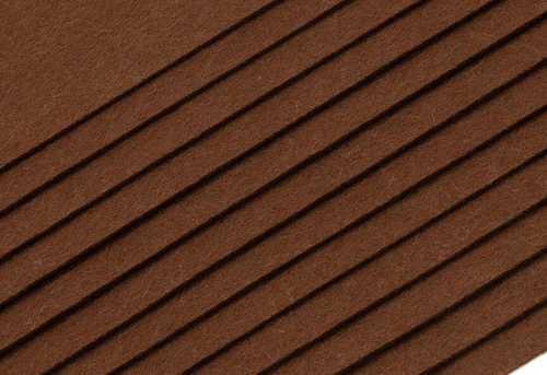 AF859/YF689 темно-коричневый Фетр листовой жесткий