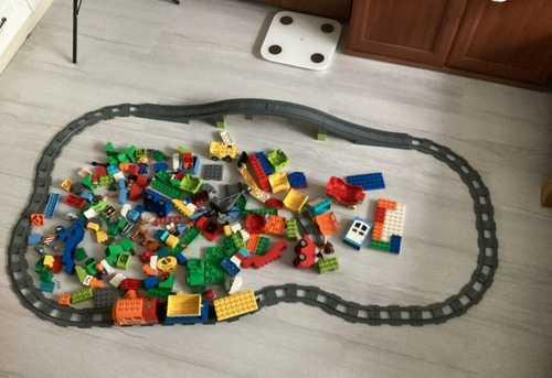 Lego duplo 10508 железная дорога + ящик