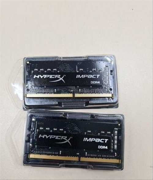 Оперативная память DDR4 8GB (2x4GB) HyperX