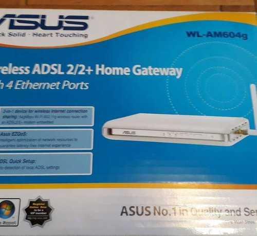 Adsl модем asus WL-AM604g